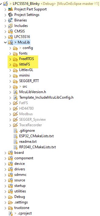 Littlefs File System With Mcu Internal Flash Memory Mcu On Eclipse