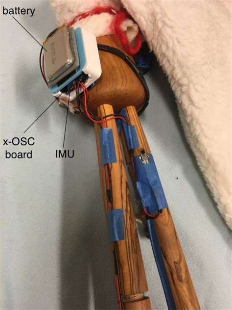 The Placement Of The Wireless Microcontroller Board With Embedded Imu