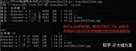 linux下C 执行shell命令 知乎