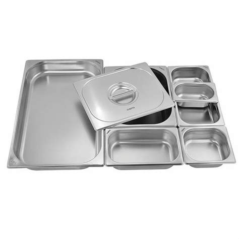 Silver Stainless Steel Gastronorm Pan For Kitchen For Restaurant Square At Rs 5000 Piece In Vapi