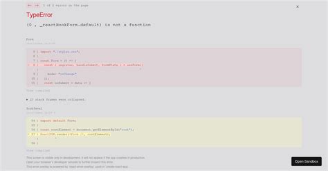 React Hook Form FormState Dirty Touched Submitted Codesandbox