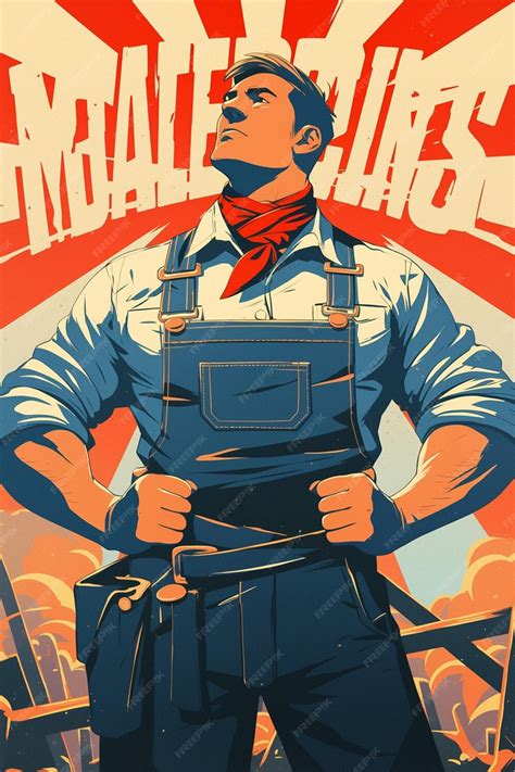 Labor Day Celebrating The Strength Of The Working Class Premium Ai Generated Vector