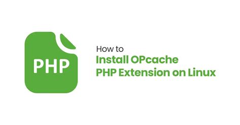 How To Install Opcache Php Extension On Linux Easy Steps Website Vidya