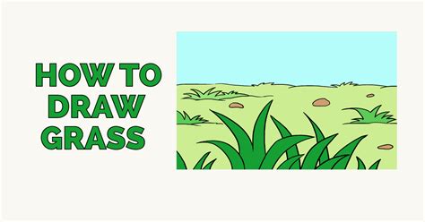 How To Draw Grass Really Easy Drawing Tutorial