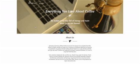 Github Mux Muxcoffeehouse React Basics Mock Up Html Scss Functional Components