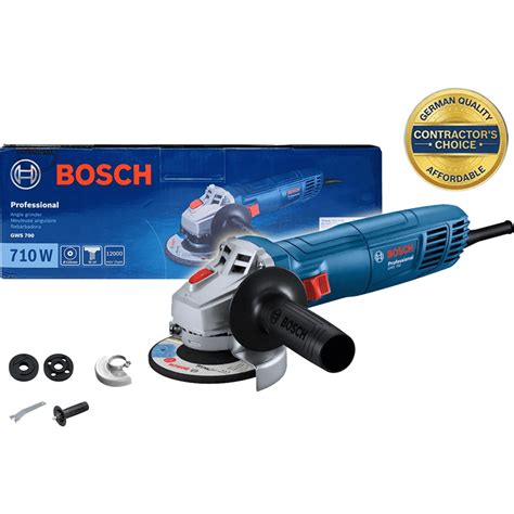 Bosch Gws 700 Angle Grinder 4 710w [contractors Choice] Khm Megatools Corp