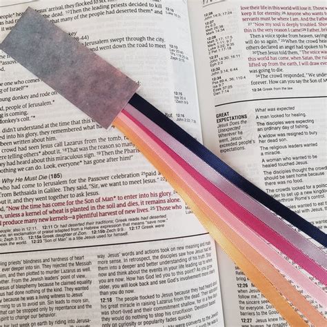 Scripture Ribbon Bookmark Etsy