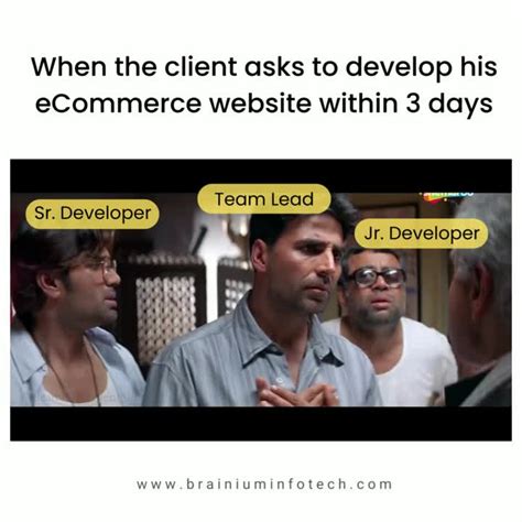 Video Brainium Information Technologies On Linkedin Humor Webdevelopment Developer