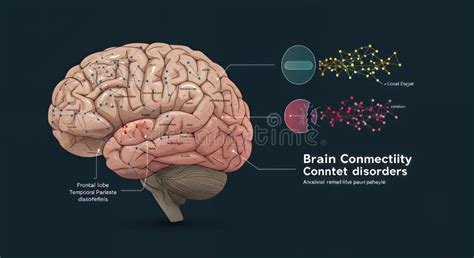 Human Brain Neural Connections 3d Illustration Detailed Brain