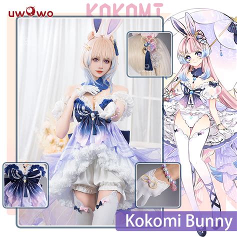 Exclusive Uwowo Genshin Impact Fanart Kokomi Bunny Suit Cute Cosplay C Uwowo Cosplay