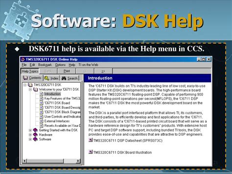 Ppt Code Composer Studio Ccs And The Dsks Dsk6711 Dsk6713 And