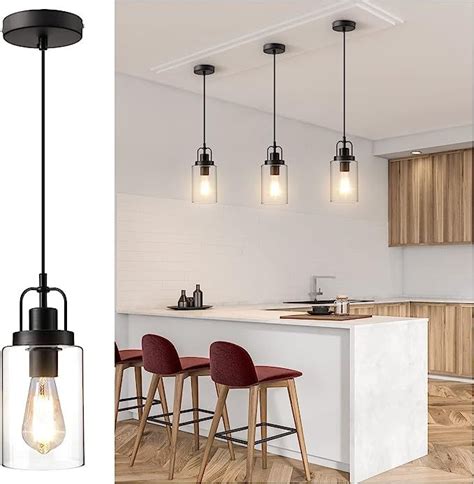 Modern Black Pendant Lights For Kitchen Island