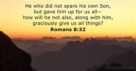 7 30 22 Romans 8 32 Bible Verses Kjv Kjv