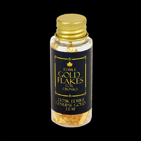 Edible Genuine Gold Flakes For Drinks Barnabas Gold