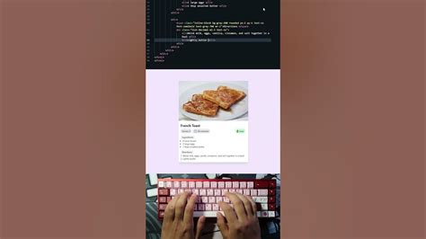 Asmr Programming 🍳🎨 Live Coding A Recipe Card Asmr Coding
