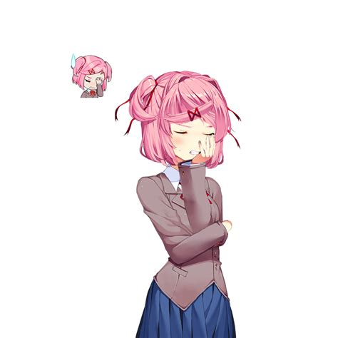 I Tried Recreating The Face Palm Natsuki Sticker R DDLC