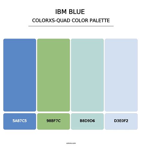 Ibm Blue Color Palettes Ibm Blue Color Palettes