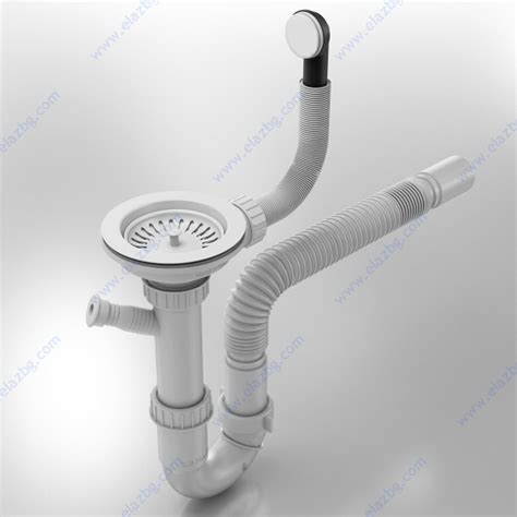 Цветни сифони за кухненски мивки Елаз Мебелен обков