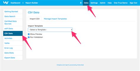 How Do I Import Data From A CSV File Watershed LRS