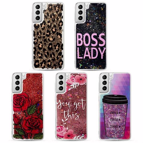 Waterfall Liquid Sparkling Flowing Sand Tpu Case For Samsung Galaxy S22