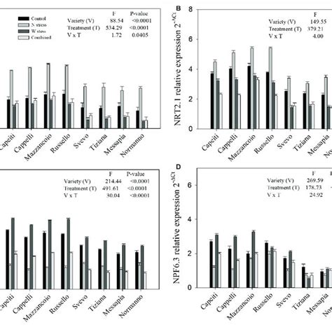 Expression Of Genes Relative To Nitrate Transporter In Durum Wheat