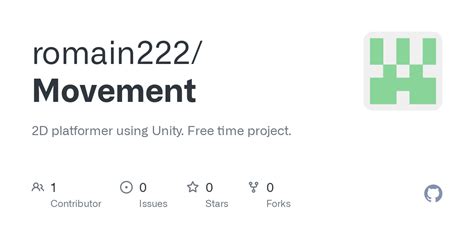 Github Romain222movement 2d Platformer Using Unity Free Time Project