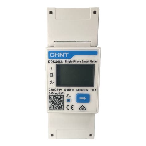 Chint Ddsu666 1 Phase 2p 80a 60a 220v 230v Rs485 Modbus English Version Or Chinese Chnt Power