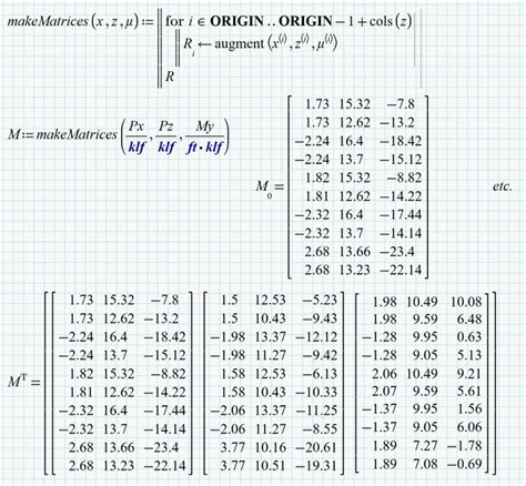 Solved Matrix Manipulation Mathcad Ptc Community Solved Matrix Manipulation Mathcad Ptc Community