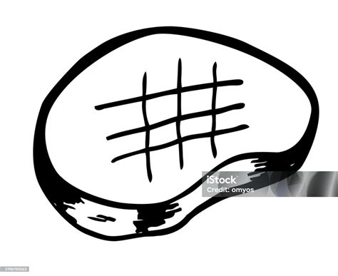 손으로 그린 고기 스케치 흰색 배경에 벡터 일러스트 레이 션 0명에 대한 스톡 벡터 아트 및 기타 이미지 0명 Steakhouse 거친 Istock