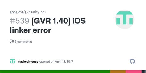 Gvr Ios Linker Error Issue Googlevr Gvr Unity Sdk Github