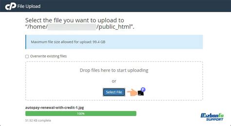 نحوه آپلود فایل در هاست سی پنل