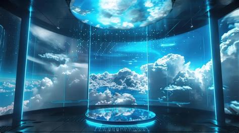 3d Model Abstract Art Of Nextgen Holographic Abstract Global Weather