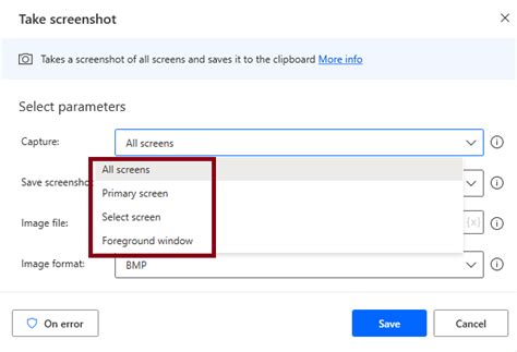 Take Screenshot Action In Desktop Flow Using Microsoft Power Automate