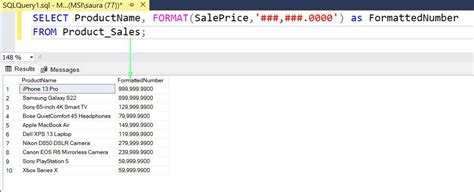 How To Format Number With Commas And Decimal In SQL Server SQL