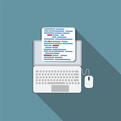 Programming Coding Concept Flat Background Vector Illustration 2946640