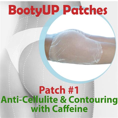Bootyup Anti Cellulite Patch With Caffeine Contouring Body Treatment
