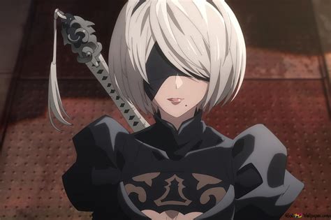 Nier Automata Ver A Anime Yorha Ne Typ B K Sta En Tapety