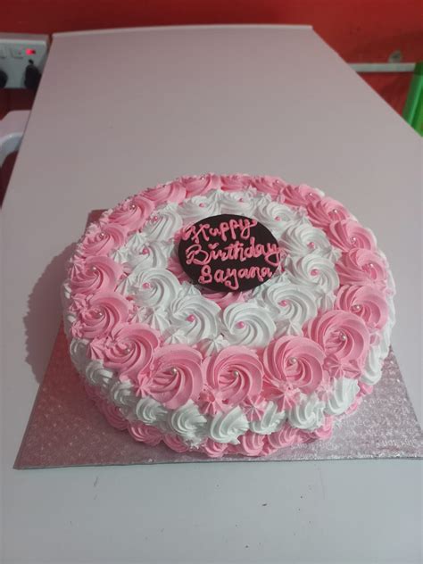 Rosette Design Cake Murgiya Cake Shop