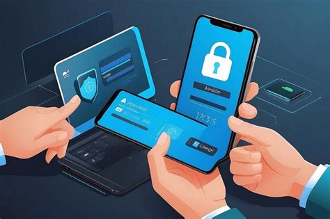 Twofactor Authentication Concept Illustration Premium Ai Generated Image