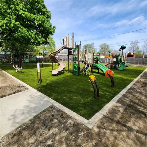 Fort Wayne Playground Transformed With Playground Grass Ultra