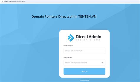 Hướng Dẫn Thêm Pointer Domain Trên Directadmin Hướng Dẫn Tenten