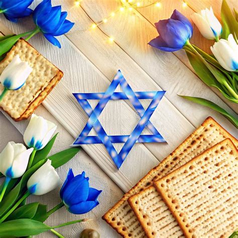 Symbols Of Passover Celebration Stock Illustration Illustration Of