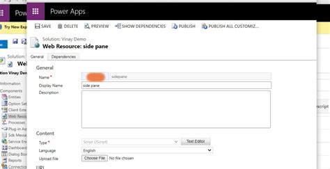 How To Create Side Panes In Model Driven Apps Crmonce