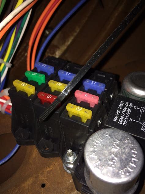 Technical Fuse And Relay Panel Mounting The H A M B