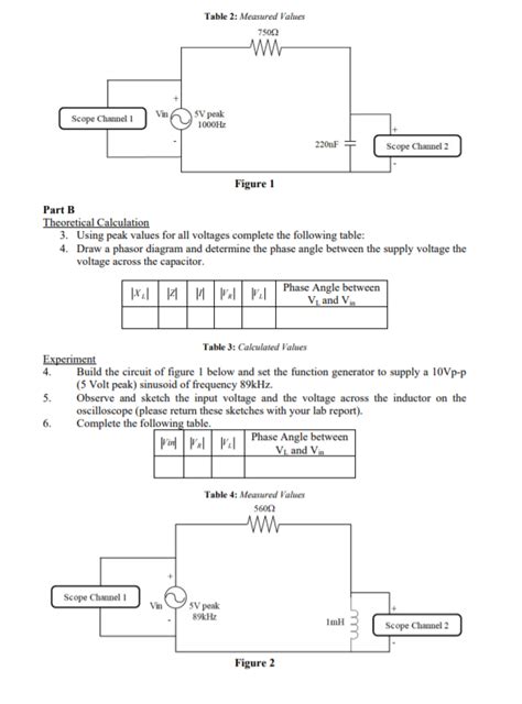 Solved LAB Capacitive And Inductive Reactance Introduction Chegg