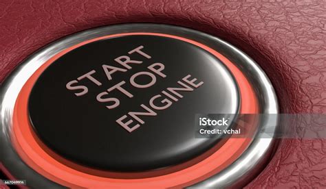 자동차 내부에서 정지 엔진 버튼을 시작합니다 3d 렌더링 된 그림입니다 시작 버튼에 대한 스톡 벡터 아트 및 기타 이미지 시작 버튼 차 3차원 형태 Istock