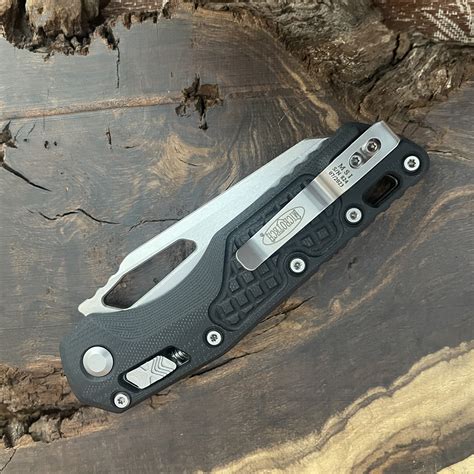 Microtech Msi Ram Lok Frag Black G Handle Stonewash Serrated Frgtbk American Edge Knives