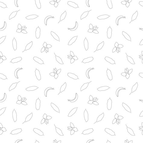 Premium Vector Fruit Flower Leaf Pattern