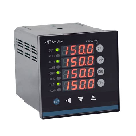 四路温度控制器xmta Jk4 418 408g多路温控仪数显智能多路温控器 虎窝淘