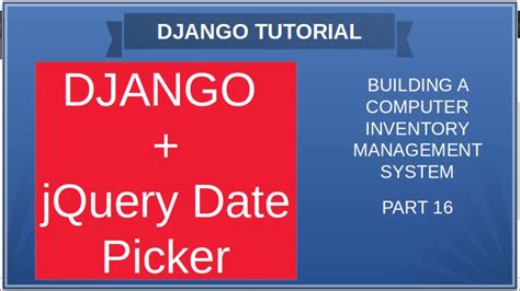 Django 16 Adding Jquery To Django Youtube